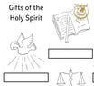 Gifts of the Holy Spirit - Printable Coloring Page & Matching Activity ...