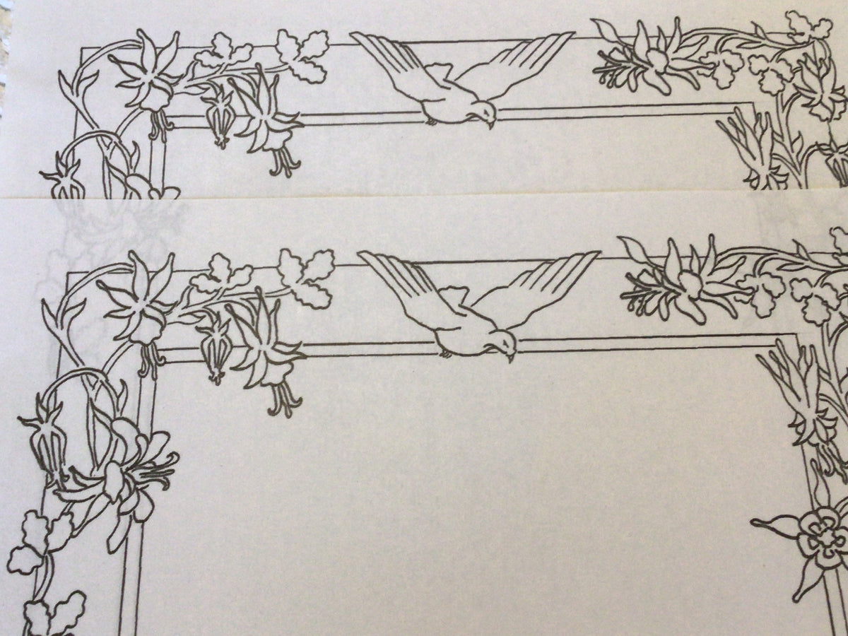 Monthly Subscription: New Prayer Card Borders in Color & B&W – Mustard ...