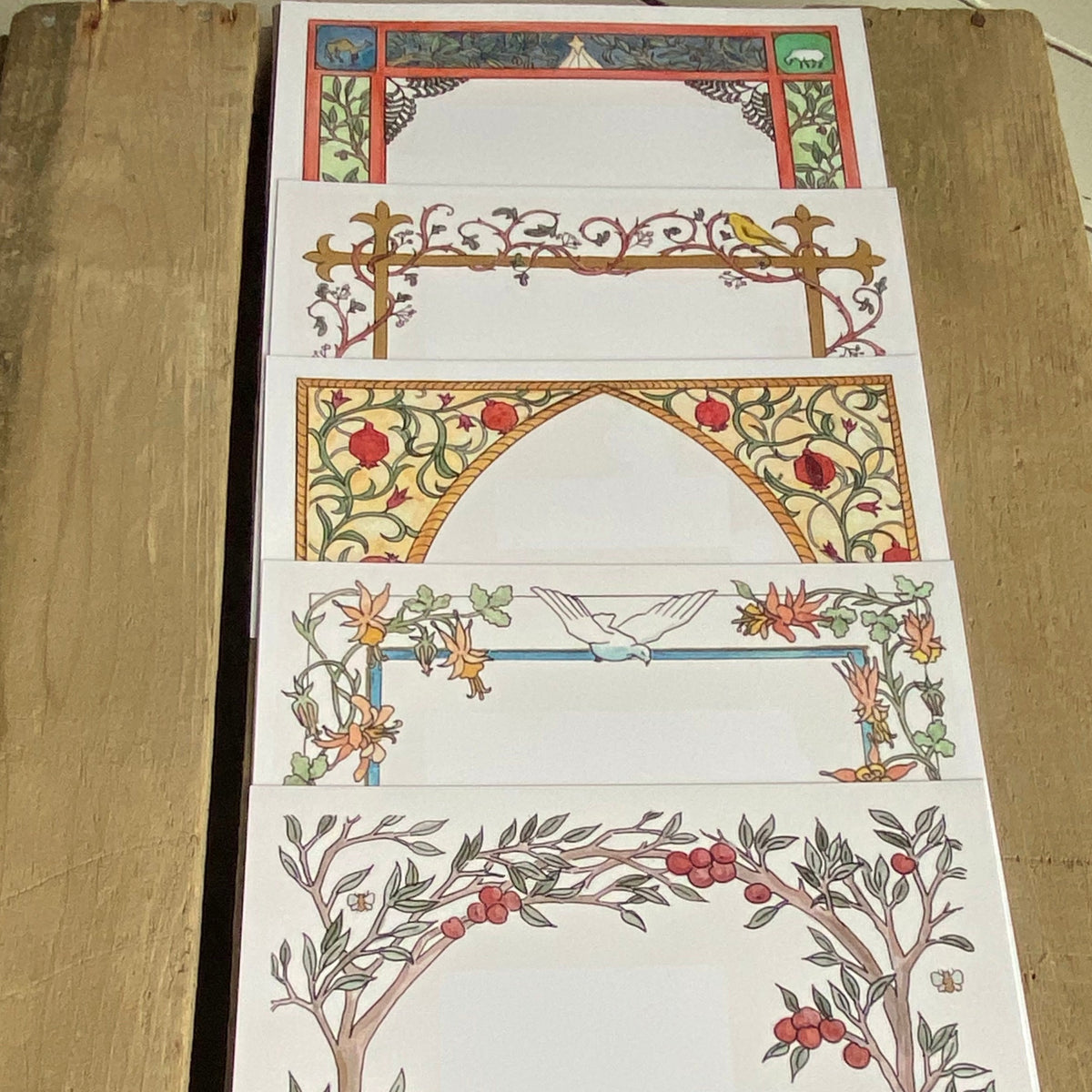 Monthly Subscription: New Prayer Card Borders in Color & B&W – Mustard ...