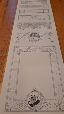 Prayer Card Borders B&W - Seven Psalms - Printable Downloads – Mustard ...