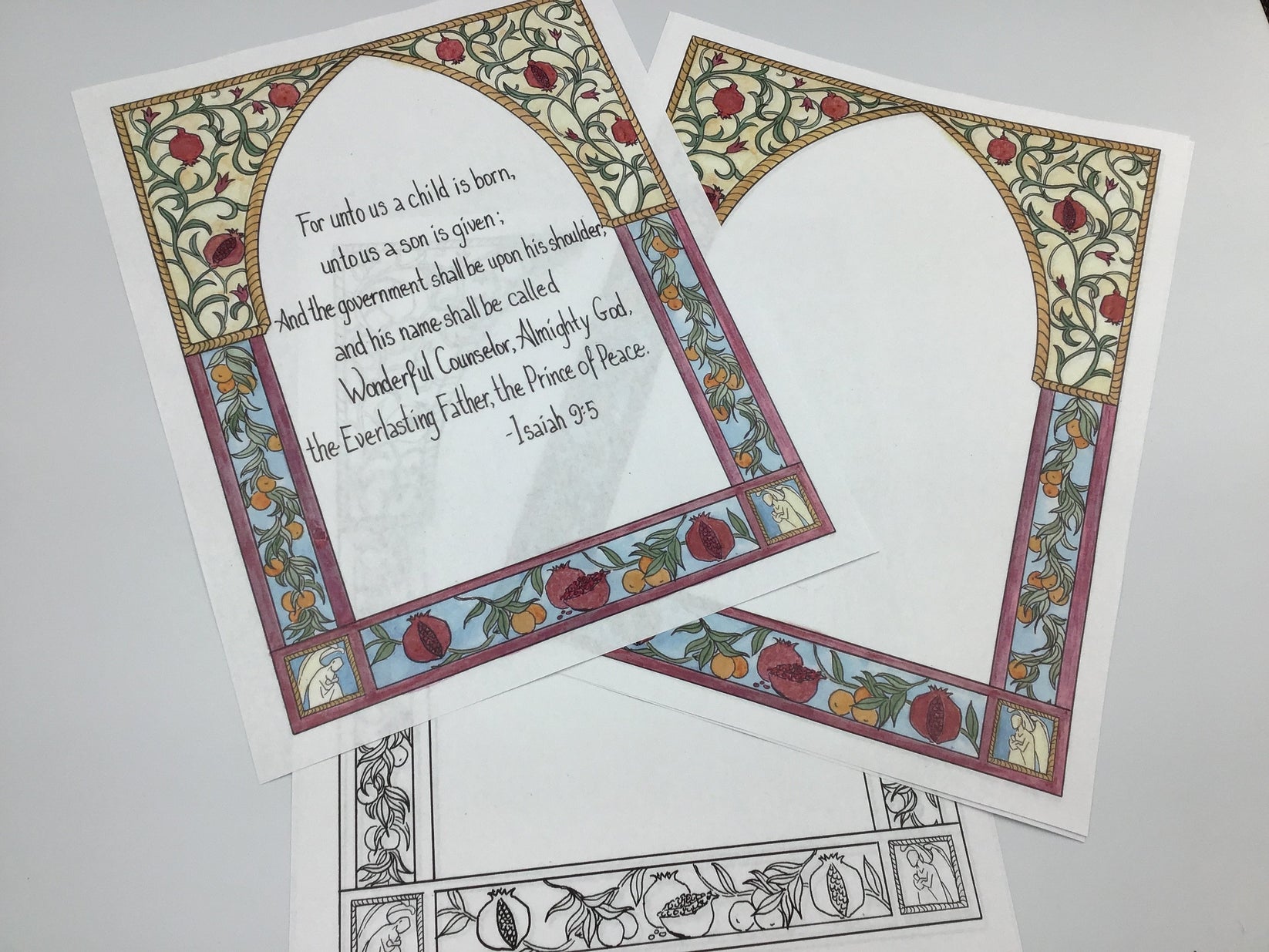 Set of Prayer Cards - 5"x7" Laminated – Mustard Seed Training