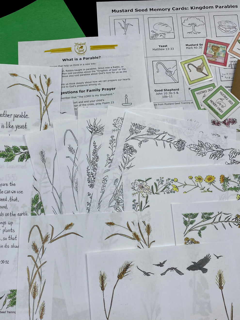 LIMITED SUPPLY: Mustard Seed Family Prayer - Printed Sets – Mustard ...