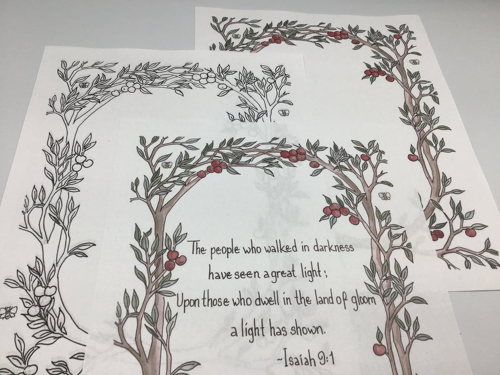 Set of Prayer Cards - 5"x7" Laminated – Mustard Seed Training