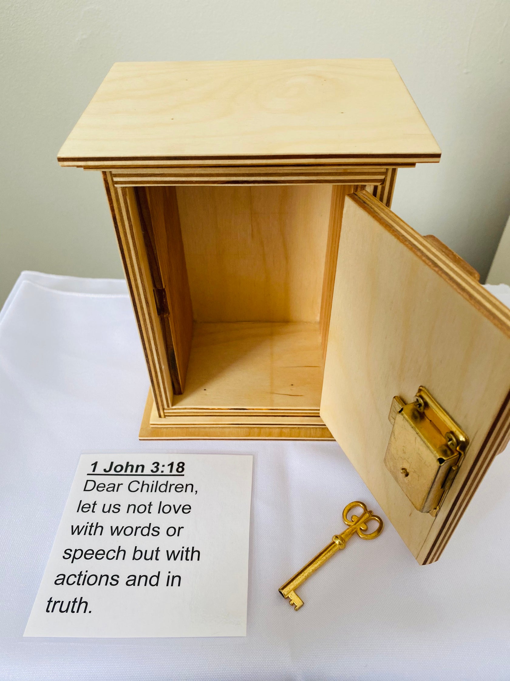 Tabernacle (Wooden Miniature with 2 Keys) – Mustard Seed Training