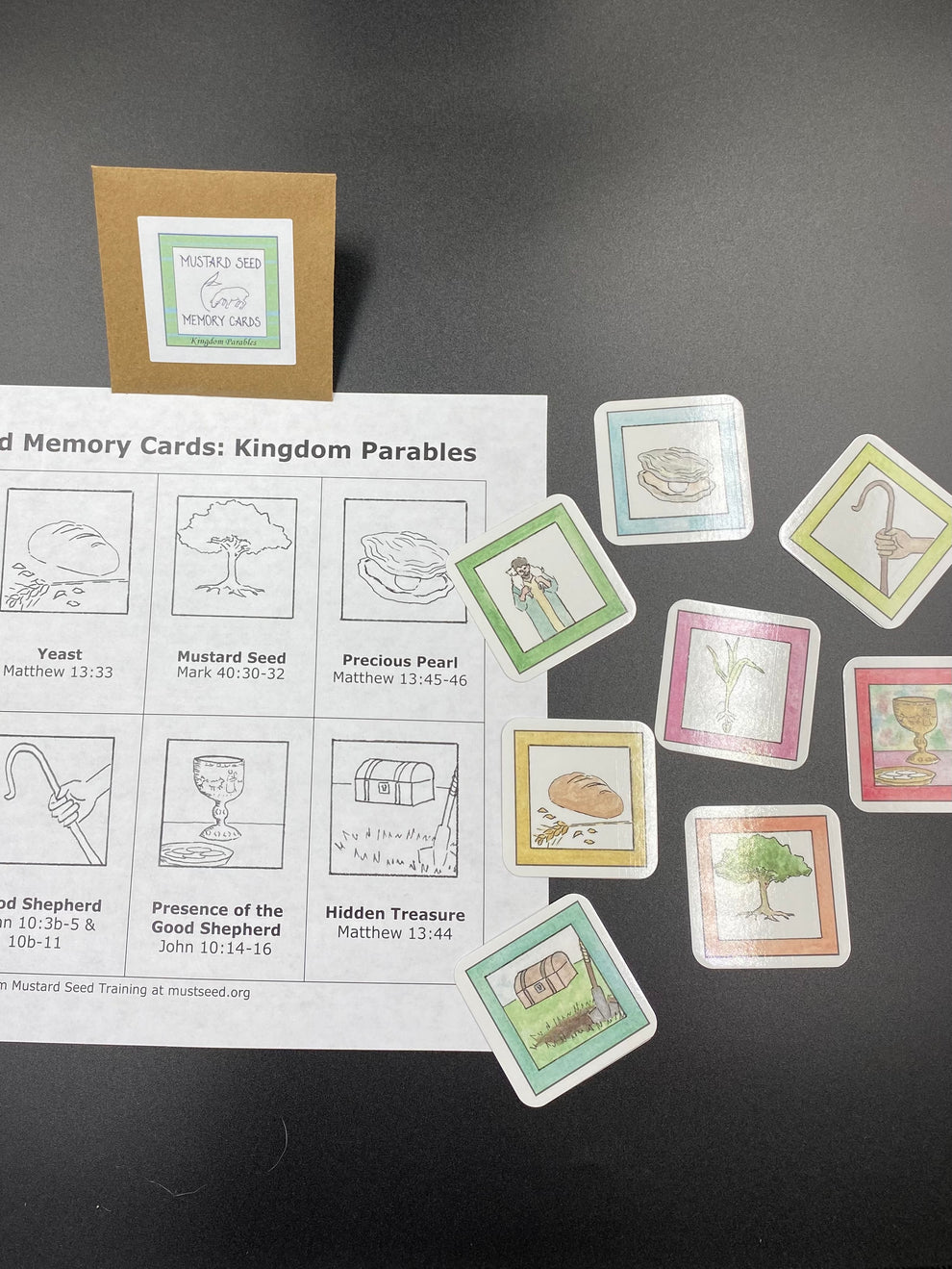 Mustard Seed Memory Cards - Printed – Mustard Seed Training