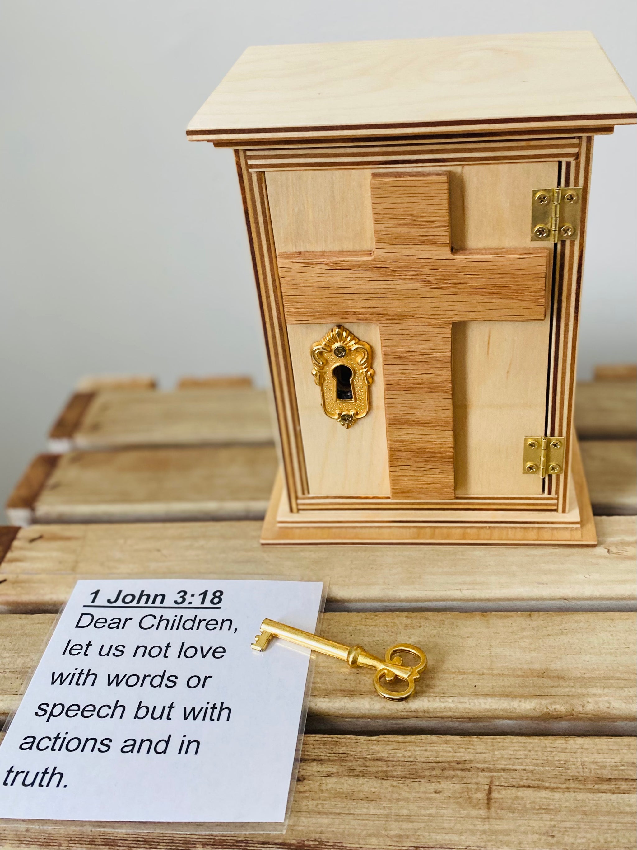 Tabernacle (Wooden Miniature with 2 Keys) - Made to Order – Mustard ...