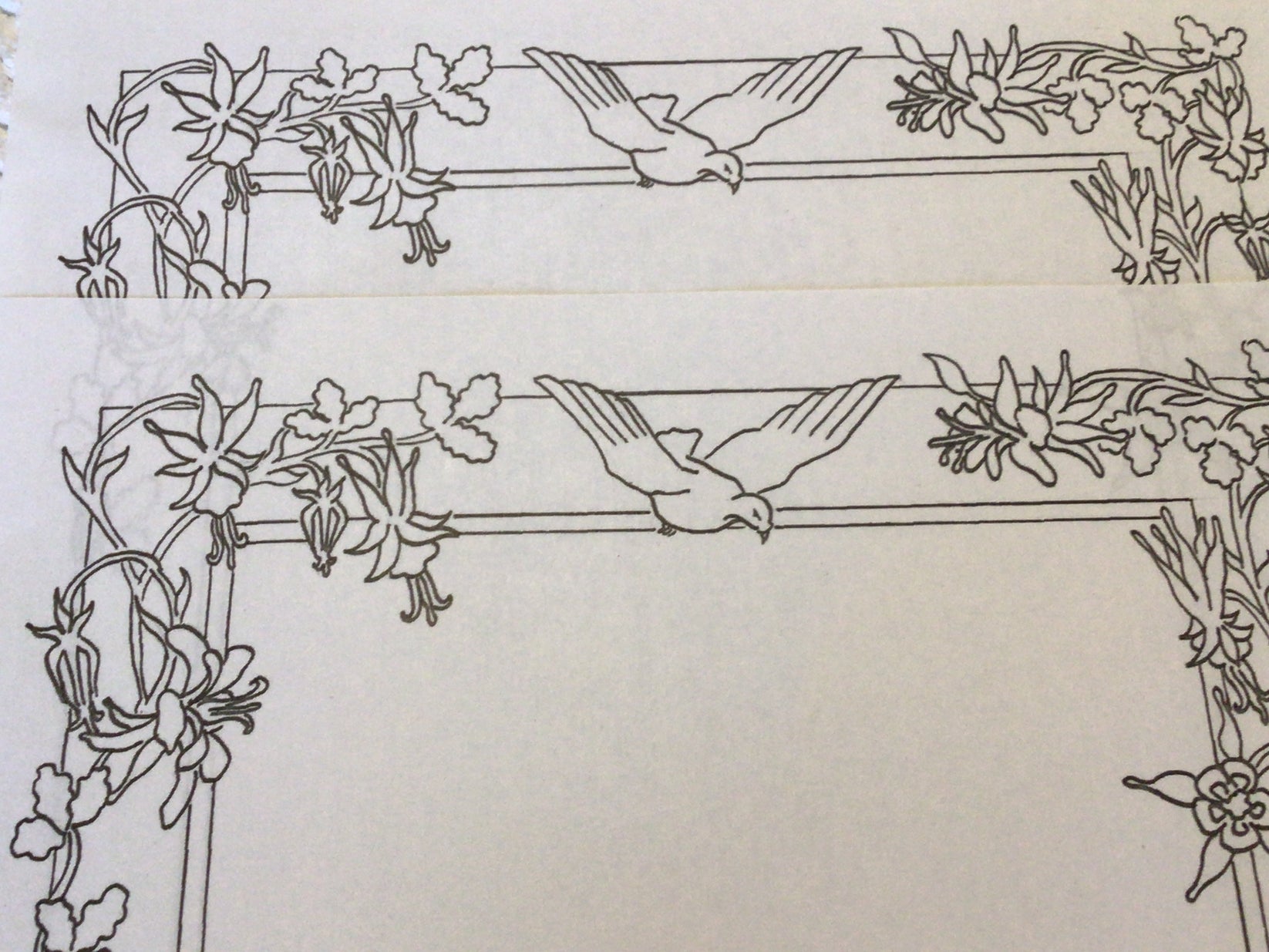 Prayer Card Borders B&W - Five Messianic Prophecies - Print & Mail ...