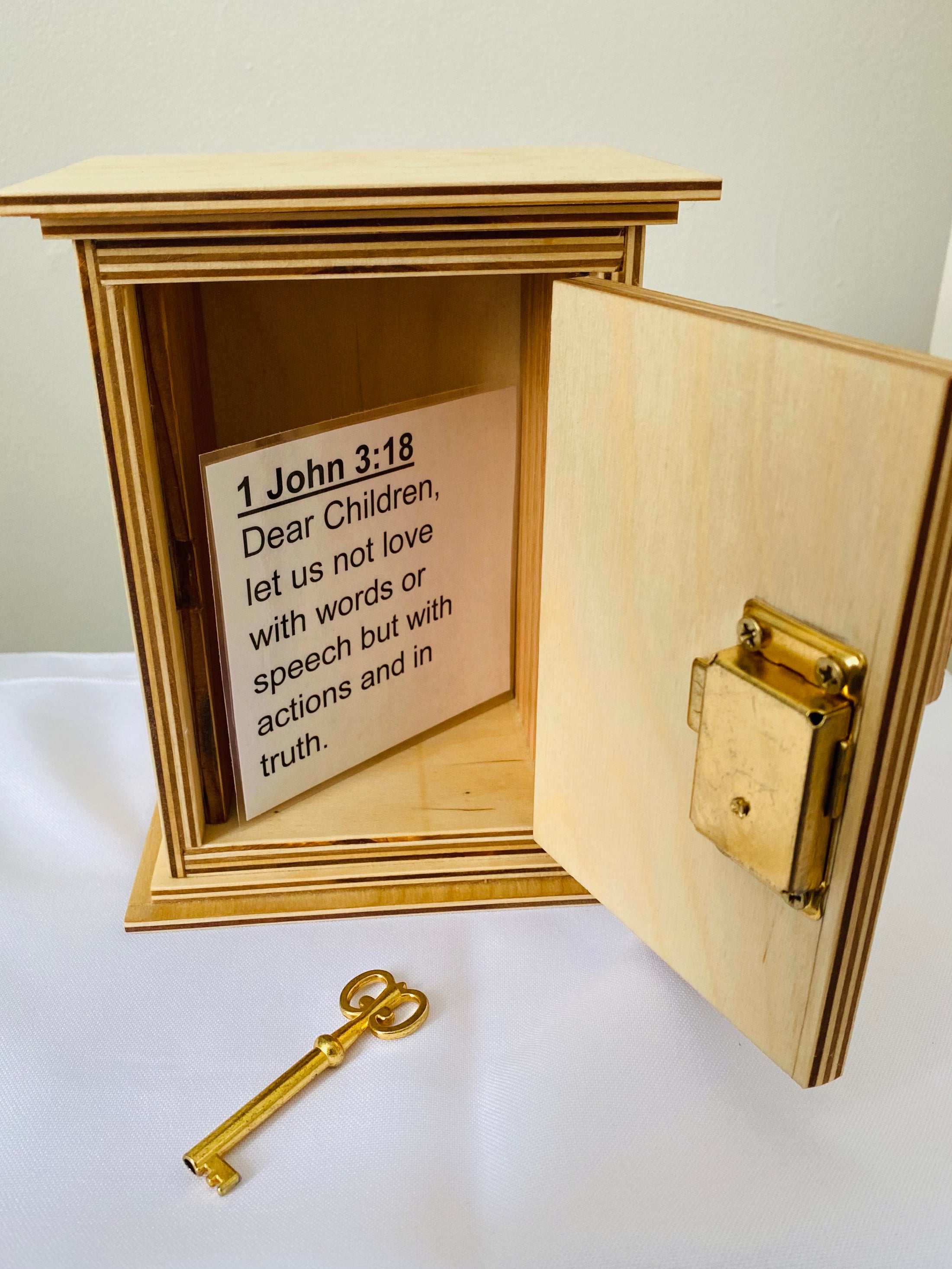 Tabernacle (Wooden Miniature with 2 Keys) – Mustard Seed Training